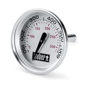 weber 60540 charcoal, spirit, q grill replacement thermometer, 1-13/16″ diameter