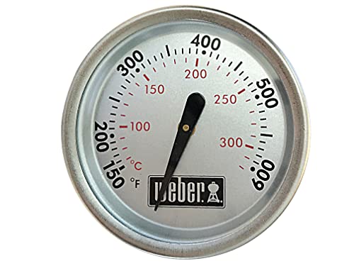 Weber 60540 Charcoal, Spirit, Q Grill Replacement Thermometer, 1-13/16" Diameter