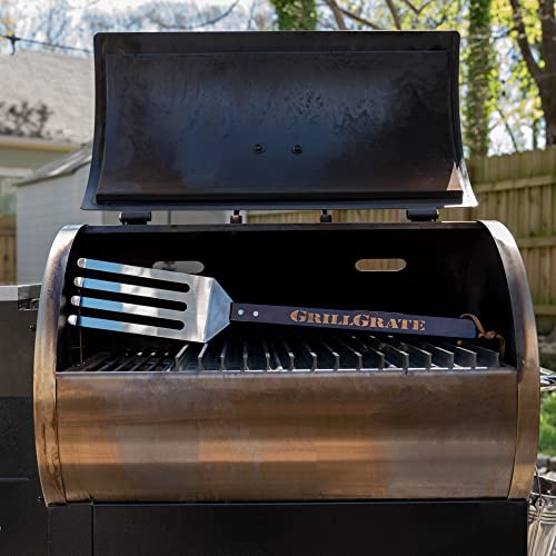 GrillGrate 13.75" GrillGrate Set of 3 (Interlocking) + Grilling Tool - Premium Replacement Grilling Grates for The Traeger Tailgater, Traeger Junior 20, Masterbuilt 560, and Any Grill 13.75" Deep