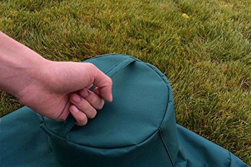 Mini Lustrous Cover for Large Big Green Egg, Heavy Duty Ceramic Grill Cover - Premium Outdoor Grill Cover with Durable and Water Resistant Fabric, Large