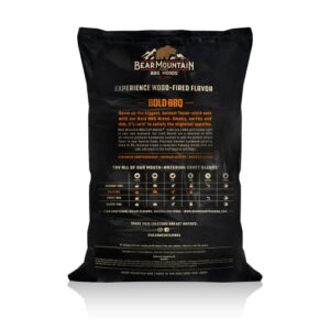 BEAR MOUNTAIN Premium BBQ WOODS Craft Blend Bold BBQ, 20 Pound Bag