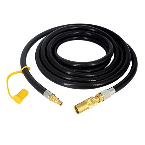 MCAMPAS Propane Adapter with RV Extension Hose 12FT Quick Connect Kit Replacement for Coleman Roadtrip LXE Portable Grill ONLY Hook Up RV Motorhomes