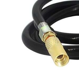 MCAMPAS Propane Adapter with RV Extension Hose 12FT Quick Connect Kit Replacement for Coleman Roadtrip LXE Portable Grill ONLY Hook Up RV Motorhomes