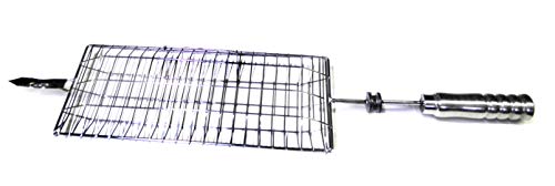 Oca-Brazil Fish & Vegetable Basket - Skewer for BBQ 28" - Professional Grade