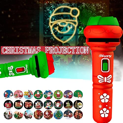 WAITLOVER Christmas Flashlight Projector for Kids Children's Star Lamp Projector Fun Luminous Flashlight X0w0