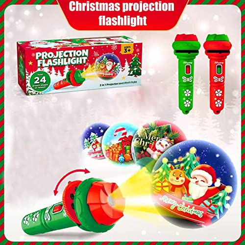 WAITLOVER Christmas Flashlight Projector for Kids Children's Star Lamp Projector Fun Luminous Flashlight X0w0