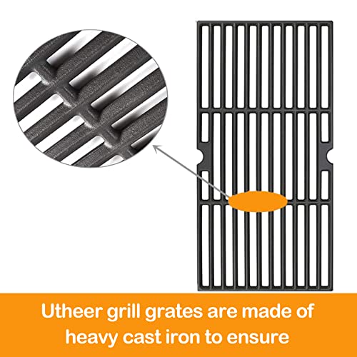 Utheer Grill Grates Replacement 18 Inch for Charbroil Performance 2 Burner 463625217 463673519 463625219 463673017 463673517 Performance 300 2-Burner Cabinet Liquid Propane Gas Grill Models