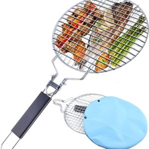 Ellennice Multi-purpose Grill, Portable Barbecue Accessories, With Detachable Handle, Suitable for Vegetables, Steak, Seafood Class, Very Suitable for Home or Outdoor Barbecue Tools