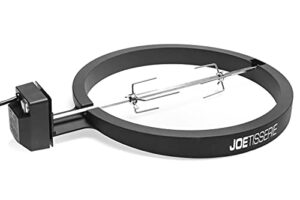 kamado joe kj-tisseriena joetisserie rotisserie grill accessory for classic joe grills,black