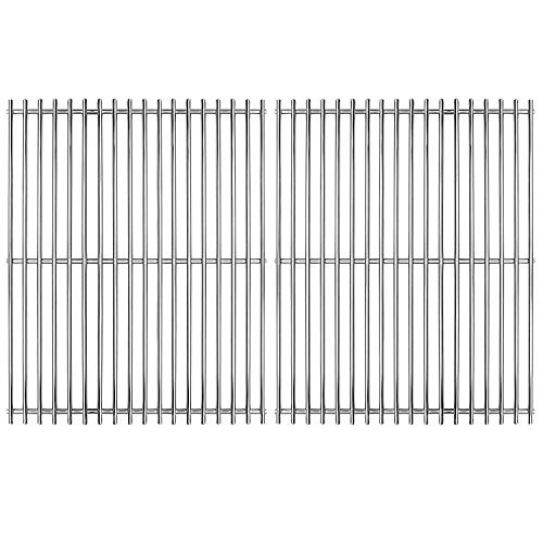 Hongso 17 inch Solid SUS 304 Stainless Steel Gas Grill Grids Grates Replacement for Home Depot Nexgrill 720-0830H, Kenmore and Uniflame Gas Grills, Set of 2 (SCA192)…