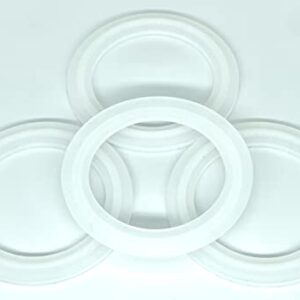 Bamkyait 711-4030 (4) 2" O-Ring Spa Hot Tub Heater Union Ribbed Gasket fit Balboa Gecko O-Ring 7114030B