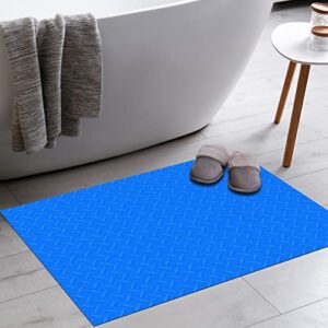 2 Rolls Pool Ladder Mat, Pool Ladder Pad Step with Non Slip Texture Pool Liner Protection Cushion for Above or Inground Swimming Pools, Blue (35 x 9 Inches)