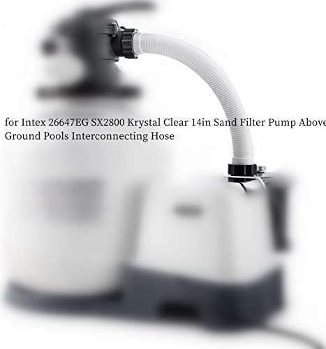 ChangTa Pool Filter Pump Hose11388 for Intex 26675EG QX2100 Krystal Clear 14 Inch Sand Filter Pump & Saltwater System Interconnecting Hose