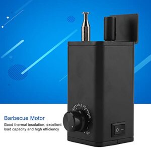 Grill Motor BBQ Rotator Motor, Adjustable Speed Electric Barbecue Motor, Low Noise and Low Energy Consumption, 3-12V(US 110V)