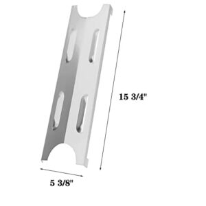 Shengyongh SSBG179A (4-Pack) Stainless Steel Heat Plate and Cast Iron Burner for Master Forge BG179A, BG1793B-A Grill