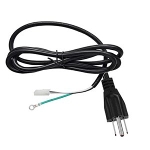 replacement barbecue power cord, compatible with pit boss& traeger wood pellet grills, 6 feet smoker grill power cord 12