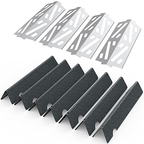 DELSbbq 66033 Flavorizer Bars and 66041 Heat Deflectors for Weber Genesis II E-410 S-410 E-415 S-415 E-435 S-435 Gas Grills, Replacement Kits for Weber Genesis II LX 400 Series Gas Grill