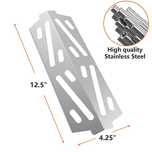 DELSbbq 66033 Flavorizer Bars and 66041 Heat Deflectors for Weber Genesis II E-410 S-410 E-415 S-415 E-435 S-435 Gas Grills, Replacement Kits for Weber Genesis II LX 400 Series Gas Grill