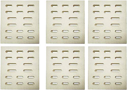 Replace parts Ceramic Radiant Flame Tamer Heat Plate Replacement for Bakers and Chefs, Grand Hall, Members Mark，SAMS Club Gas Grills 6-Pack