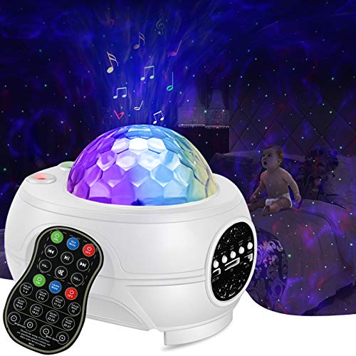 Star Projector Light,Star Galaxy Projector,with Bluetooth Speaker Remote Control,Galaxy Projector for Bedroom Adults,Starry Night Light Projector for Kids Adults Christmas Gift