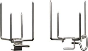 napoleon 69001 commercial quality forks grill rotisserie, stainless steel