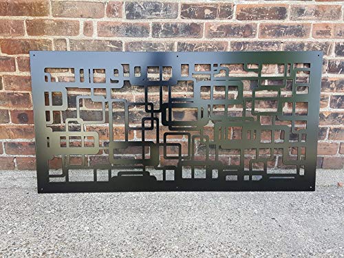 Abstract2US - Privacy Screen Metal Garden Fence Decor Art