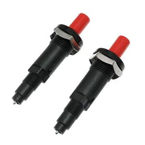 maxmoral 2pcs propane push button piezo igniter gas heater one outlet piezoelectric igniter spark plug button ceramic igniter