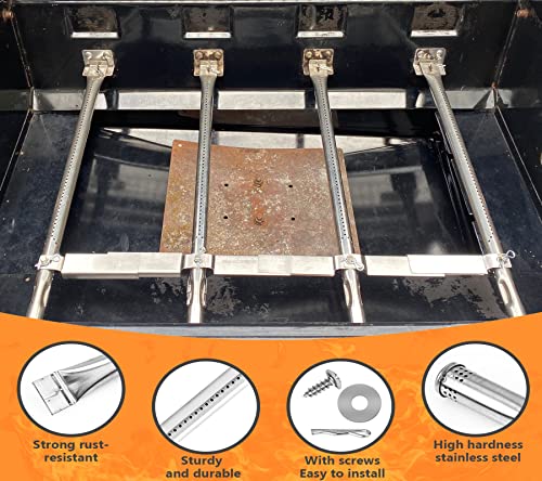 Hisencn Grill Replacement for Charbroil Performance 475 4 Burner 463347017 463377319 463376017 463335517 463342119 463347418 463377017 463342118 G470-5200-W1 Burner G470-0004-W1A Heat Plates