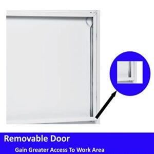 Premier Access Panel 14 x 14 Metal Access Door for Drywall 3000 Series Access Panel for Wall and Ceiling Electrical and Plumbing (Keyed Cylinder Latch)