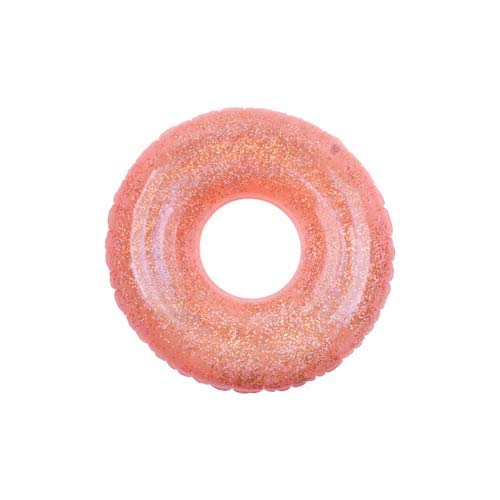 Sunnylife Pool Ring | Neon Coral Glitter