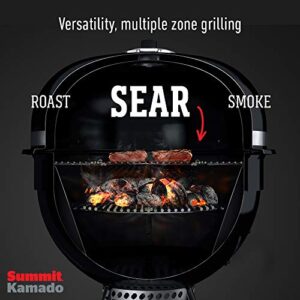 Weber Summit Kamado E6 Charcoal Grill, Black