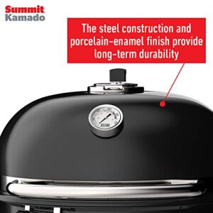 Weber Summit Kamado E6 Charcoal Grill, Black