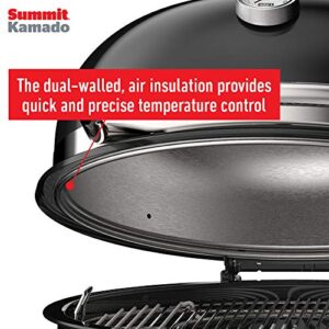 Weber Summit Kamado E6 Charcoal Grill, Black