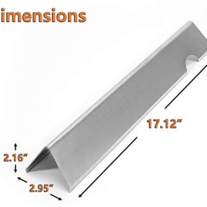 DELSbbq 66032 67095 66795 Flavorizer Bars for Weber Genesis II 300 Series, Replacement Part for Weber Genesis II E-310 E-330 E-335 S-310 LX E-340 Gas Grill, Stainless Steel