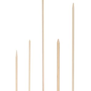 KingSeal Natural Bamboo Wood Meat Skewers, Kebab Sticks - 4.5 Inches, 3.5mm Diameter, 1000 Count