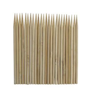 KingSeal Natural Bamboo Wood Meat Skewers, Kebab Sticks - 4.5 Inches, 3.5mm Diameter, 1000 Count