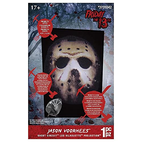 Holiday Gemmy Jason Voorhees from Friday The 13th Halloween Lightshow Indoor/Outdoor Decoration, 31042