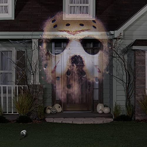 Holiday Gemmy Jason Voorhees from Friday The 13th Halloween Lightshow Indoor/Outdoor Decoration, 31042