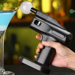 gyqzc smoke infuser cocktails flavor blaster smoker machine diy tools smoke bubble gun portable handheld for meat, drinks, bbq, cheese