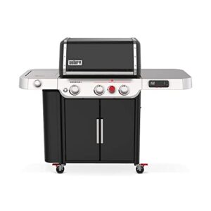 weber genesis smart ex-335 liquid propane gas grill, black