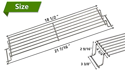 ProFire Weber Spirit Grill Replacement Parts Weber Spirit Grill 69866 Warming Rack for Weber Spirit E210 S210 E220 S220 Gas Grills with Up Front Controls Model (2013 - Newer)