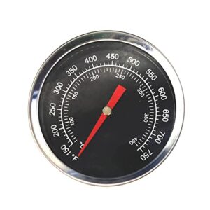 replacement black dome thermometer for pit boss 2-series / 3-series vertical smoker grills, pit boss memphis ultimate thermometer,pit boss pb1230g combo grills heat indicator