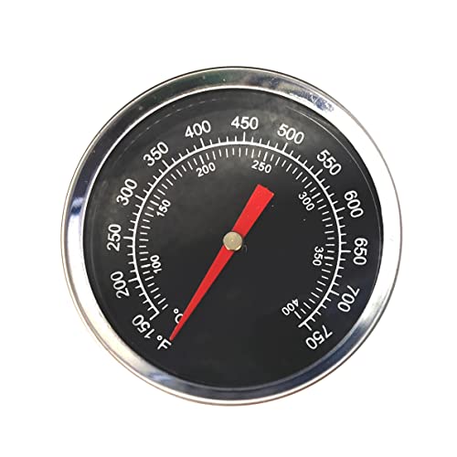 Replacement Black Dome Thermometer for Pit Boss 2-Series / 3-Series Vertical Smoker Grills, Pit Boss Memphis Ultimate Thermometer,Pit Boss PB1230G Combo Grills Heat Indicator