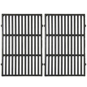 hongso 17.5 inch cast iron cooking grill grates replacement part for weber spirit 300, 310, 320 series, spirit 700, genesis silver b/c, genesis gold b/c, genesis platinum b/c gas grills, 2-pack 7638