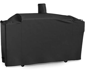 nupick grill cover for pit boss kc combo platinum series grill, heavy duty and waterproof cover with zipper design, all weather protection