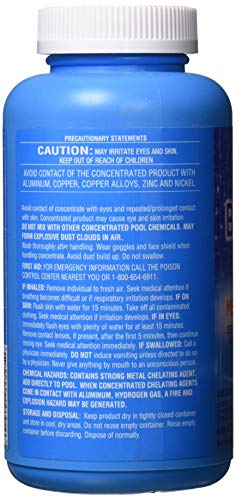 BAQUACIL 84327 Metal Control Chlorine-Free Swimming Pool Maintenance, 1.25 pounds