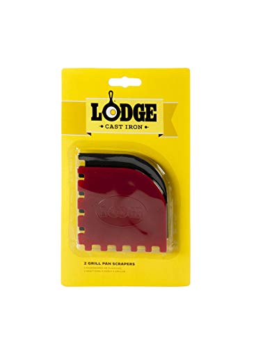 LODGE Grill Pan Scraper 2 Pack, 1 EA