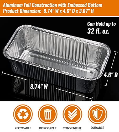 NUPICK 25 Pack Drip Pans for Traeger Timberline 850 & 1300 Grease Pan Liner (Gen 1 and 2 Models), BAC404/BAC582 Grill Drip Trays