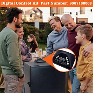 Digital Control Panel Kit, Top Controller Replacement Part 9907100008 for Masterbuilt 20071914/20071814/20070511 Electric Smoker