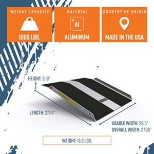 EZ-ACCESS Traverse Curb Plate, 27.04" L x 27.36" W